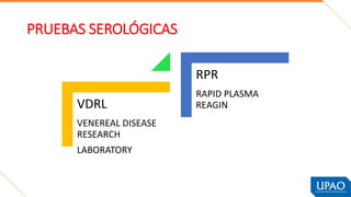 007 P PRUEBAS NO TREPONEMICAS VDRL Y RPR PARA SIFILIS.pptx