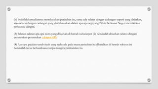 LAND LAW - Tanah Rizab Melayu | PPTX