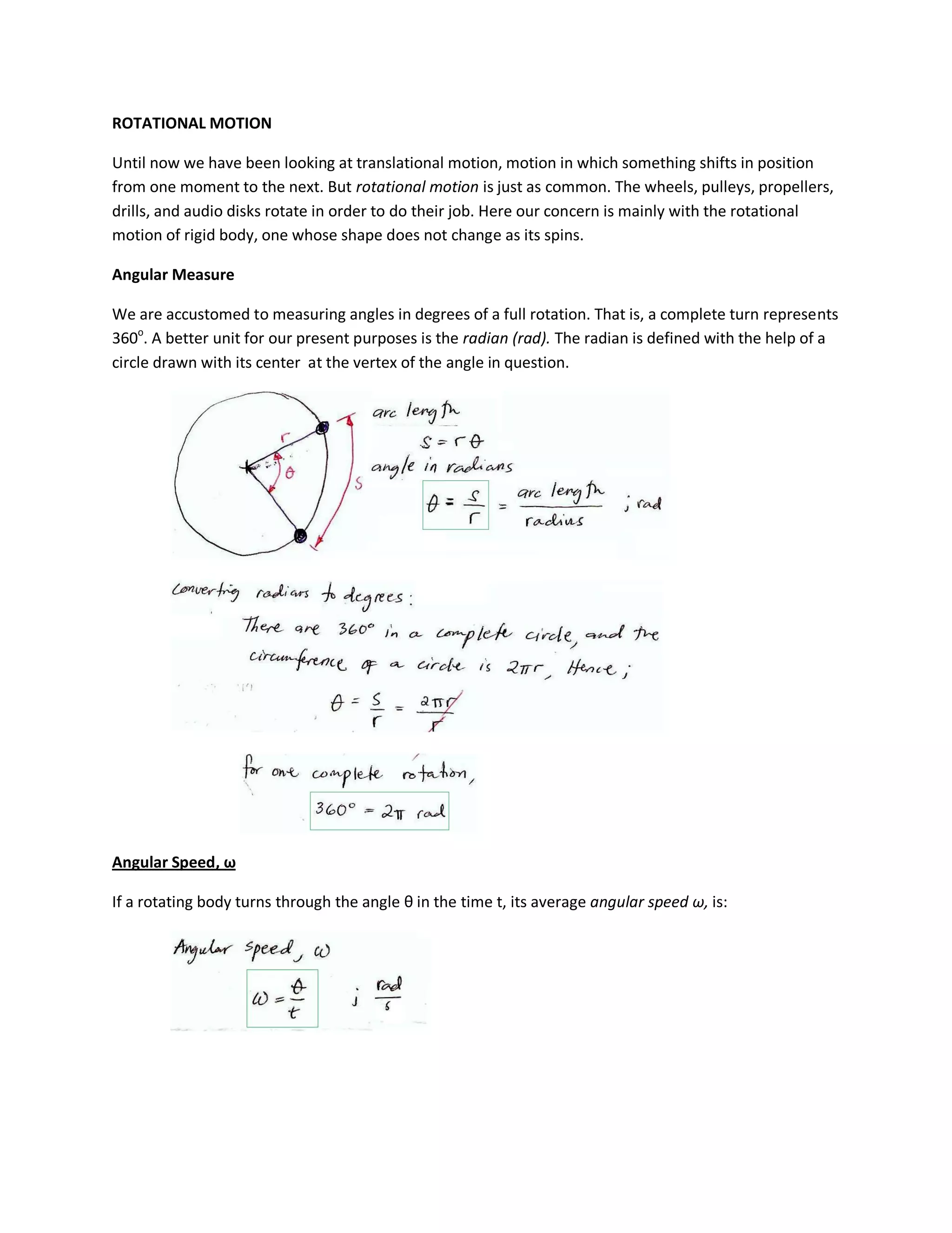007 rotational motion | PDF