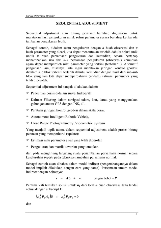 007 sequential adjustment | PDF