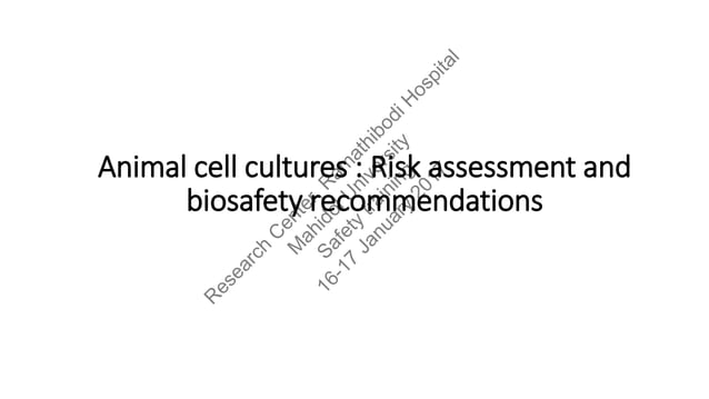 Tissue culture waste disposal guide | PDF | Infectious Diseases ...