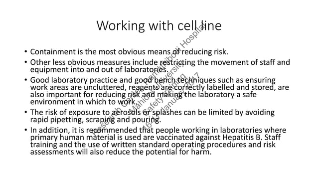 Tissue culture waste disposal guide | PDF | Infectious Diseases ...