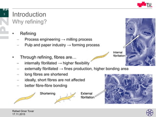Fractionated treatment and separate refining of pulp to reduce energy ...