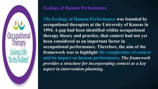 Ecology of Human Performance | PPTX