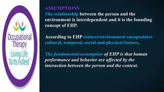 Ecology of Human Performance | PPTX | Physical Therapy | Wellness