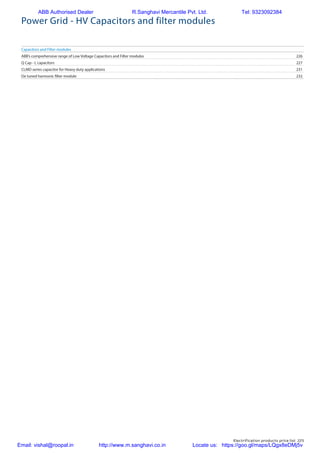 ABB Price List of Capacitors 008 | PDF