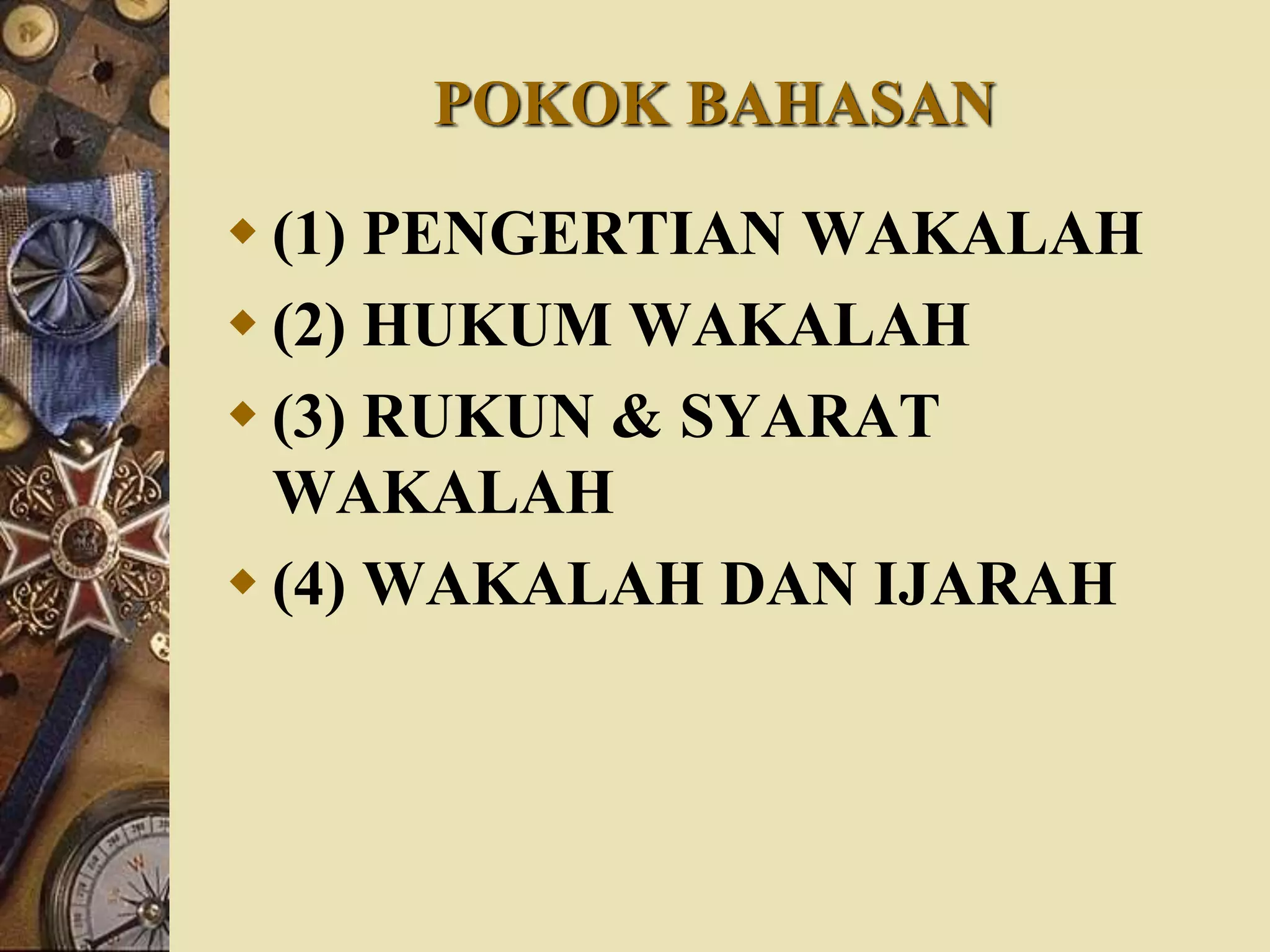 11 HUKUM WAKALAH | PPSX