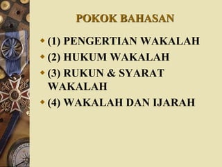 11 HUKUM WAKALAH | PPSX