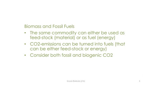 Bioenergy in energy system models with flexibility | PPT