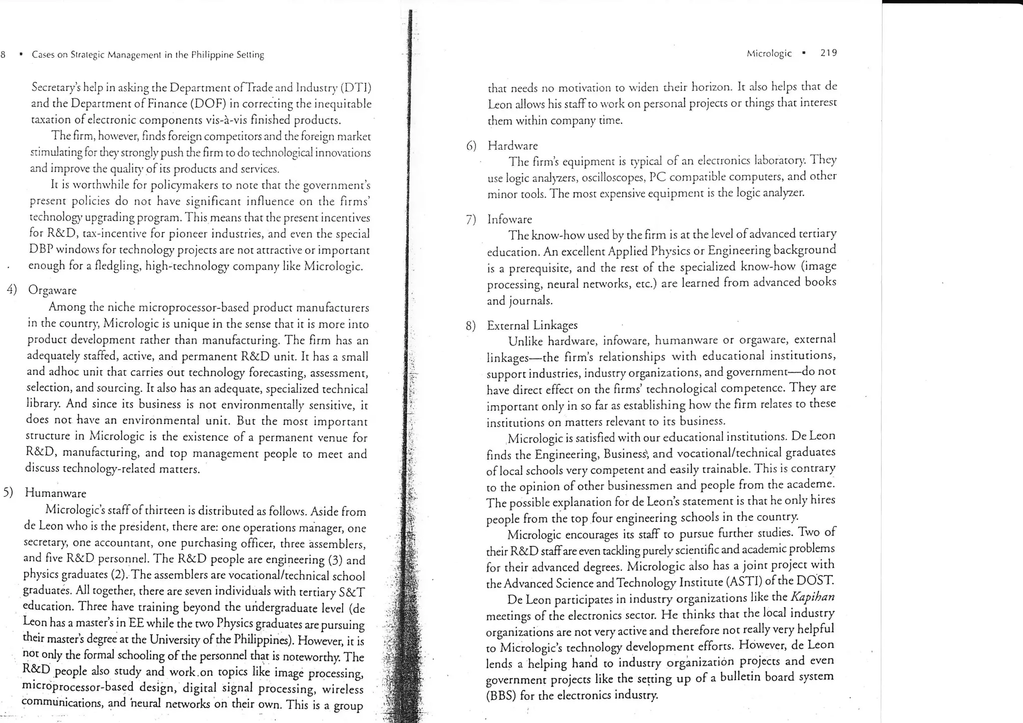 Management Case Study - Micro Logic | PDF | Large Business | Business