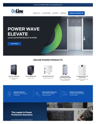 Reliable UL924 UPS Solutions | Online Power – Ensure Uninterrupted Power Supply | PDF