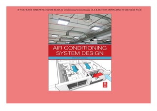 Download⚡PDF Air Conditioning System Design | PDF