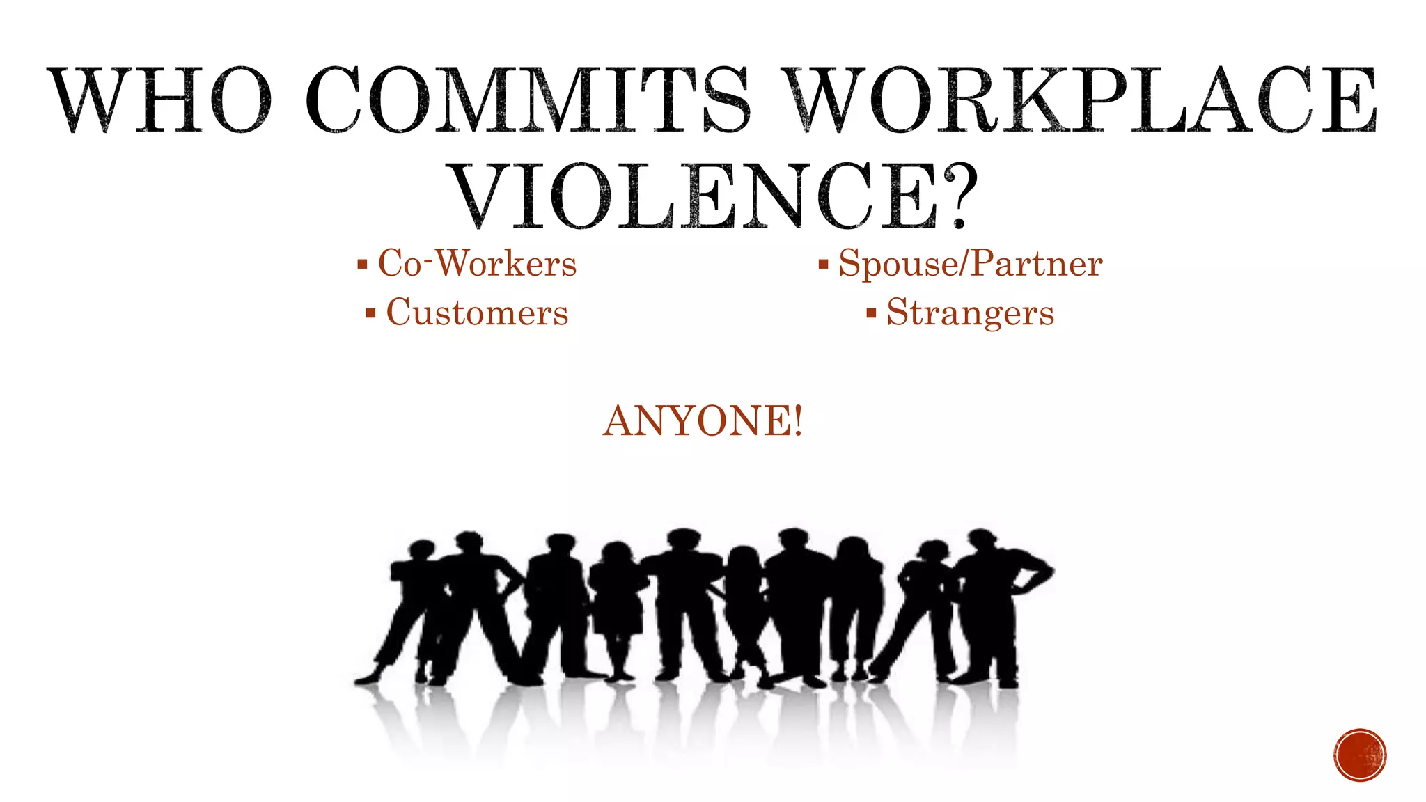 WORKPLACE VIOLENCE | PPT