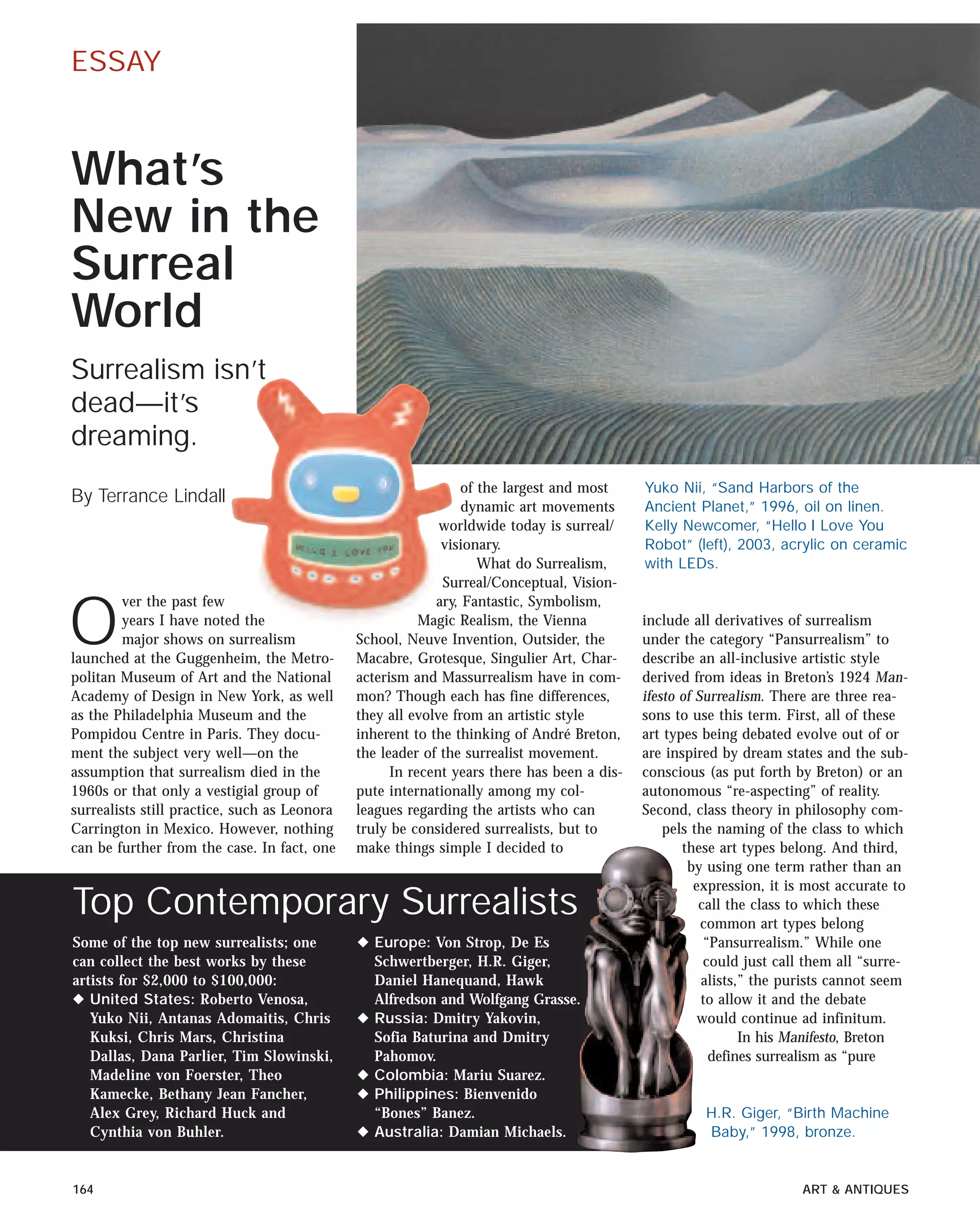 What's New in the Surreal World - Surrealism isn’t dead - Its dreaming ...