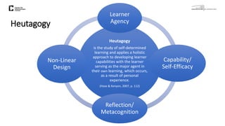 Applying heutagogy in online education: Designing for self-determined ...