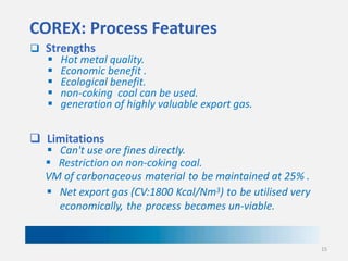 Alternative Iron making processess | PPTX