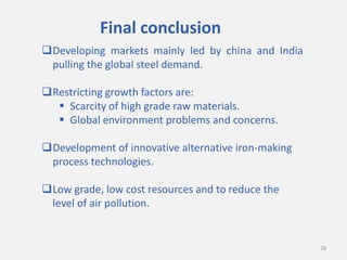 Alternative Iron making processess | PPTX