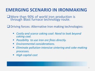 Alternative Iron making processess | PPTX