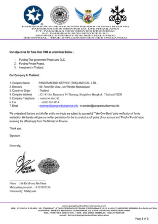 LOI TMB | PDF