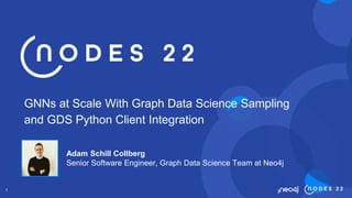 008 GNNs at Scale With Graph Data Science Sampling and Python Client ...
