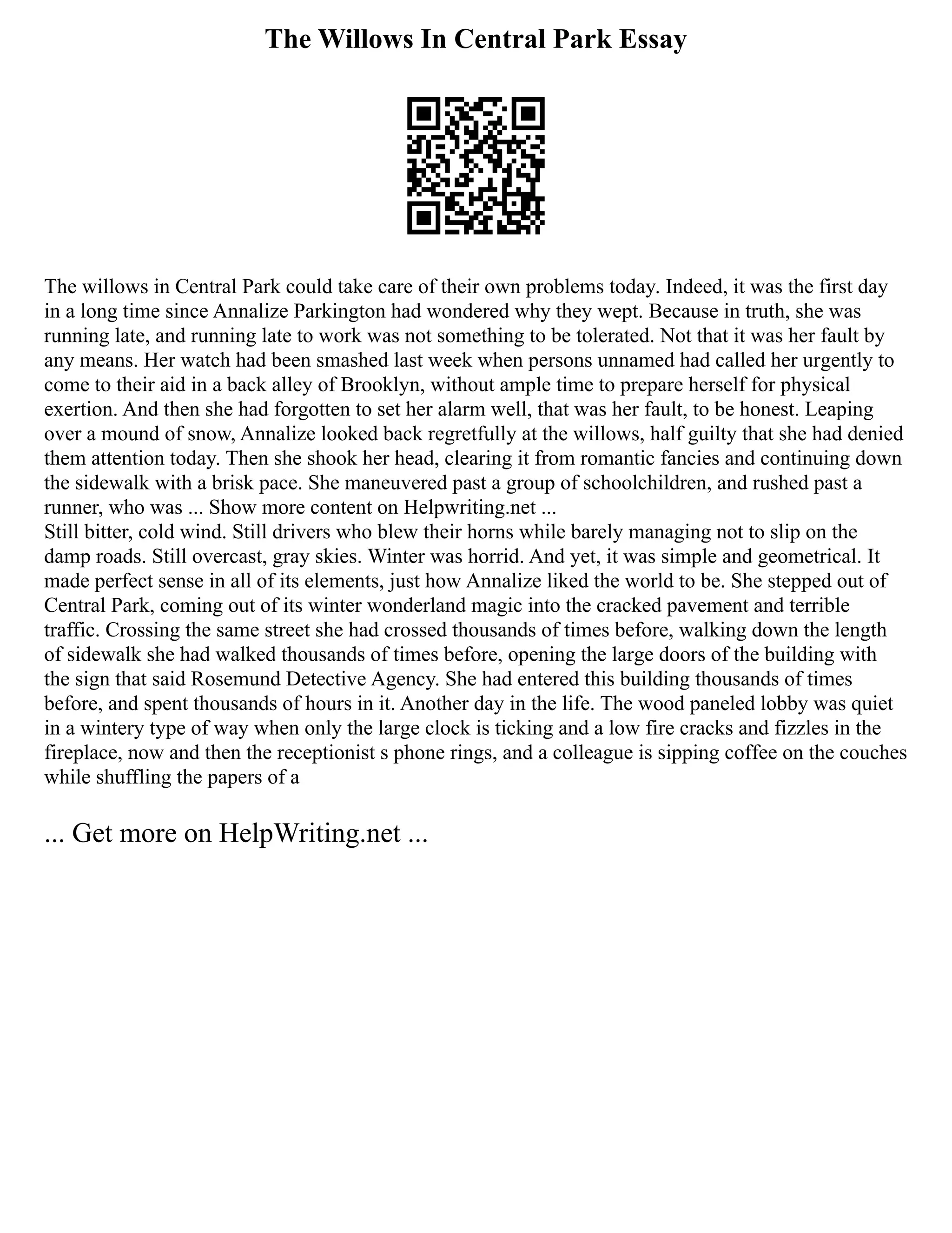 008 Interpretive Essay Example Examples Poem | PDF