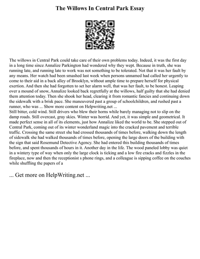 008 Interpretive Essay Example Examples Poem | PDF