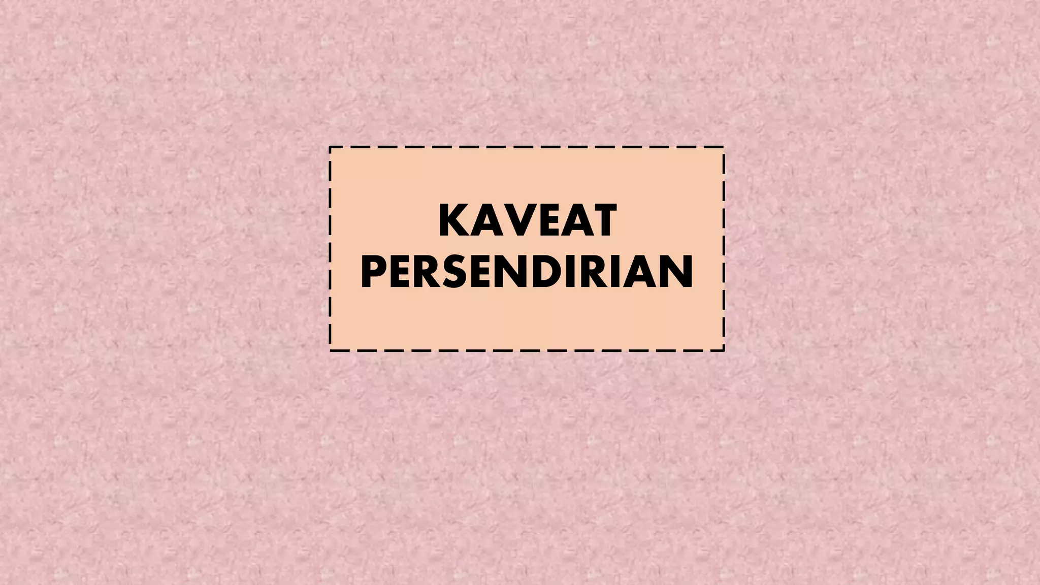 LAND LAW - Sekatan Urusniaga (Kaveat/Perintah Larangan) | PPTX