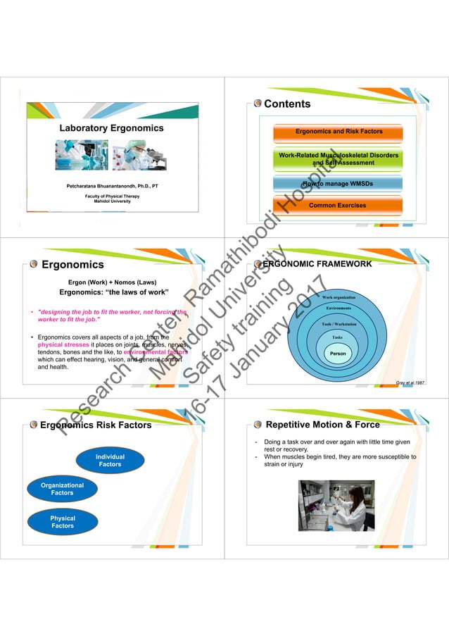 Laboratory ergonomics | PDF