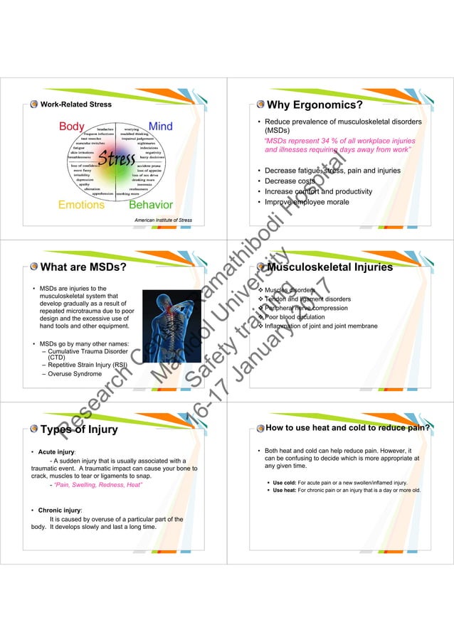 Laboratory ergonomics | PDF