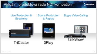 Newtek - NDI IP video produkce | PPT