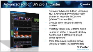 Newtek - NDI IP video produkce | PPT
