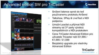 Newtek - NDI IP video produkce | PPT