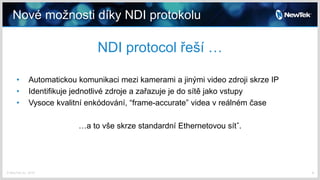 Newtek - NDI IP video produkce | PPT