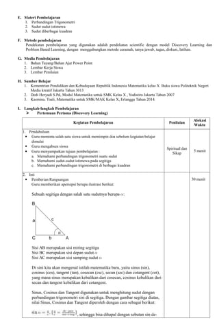 008 rpp trigonometri | PDF