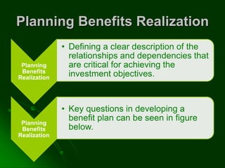 009 benefits realization | PPT