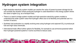 Flexibility with renewable(low-carbon) hydrogen | PPT
