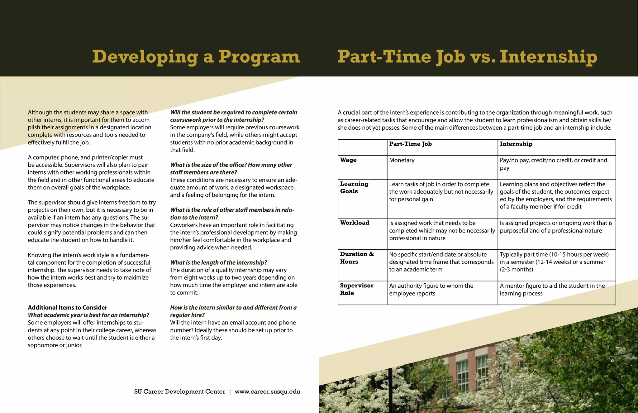 EmployerInternshipGuide | PDF | Resume Writing and Advice | Job Search