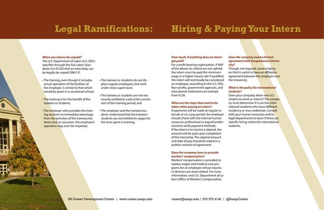 EmployerInternshipGuide | PDF