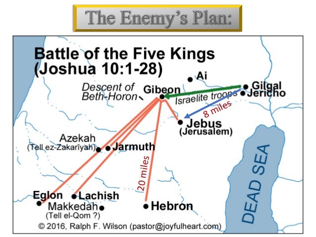 The Day the Sun Stood Still - Joshua 10:1-15