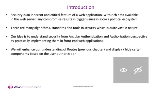 Angular - Chapter 9 - Authentication and Authorization | PPT