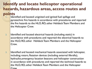 Education for new firefigting team to helideck | PPTX