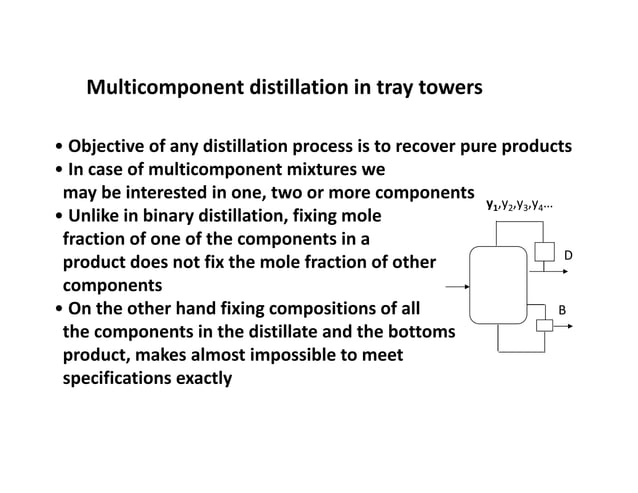 multi component distillation 20130408 | PDF | Chemistry | Science