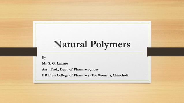 009 natural polymer | PDF