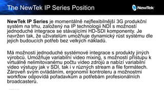 Newtek - IP Series - IP video produkční systém | PPT