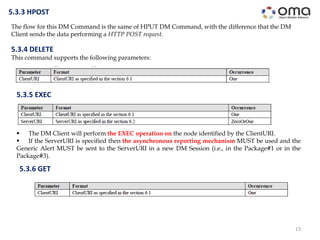 oma dm-protocol | PPTX | Operating Systems | Computer Software and ...