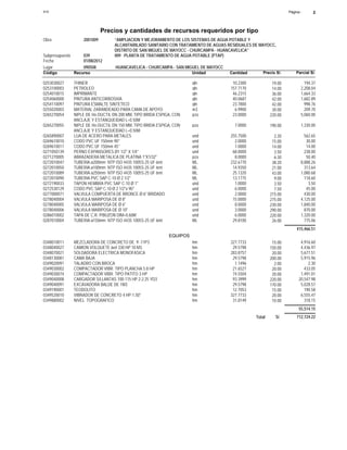 009 planta de tratamiento de agua potable (ptap) | PDF