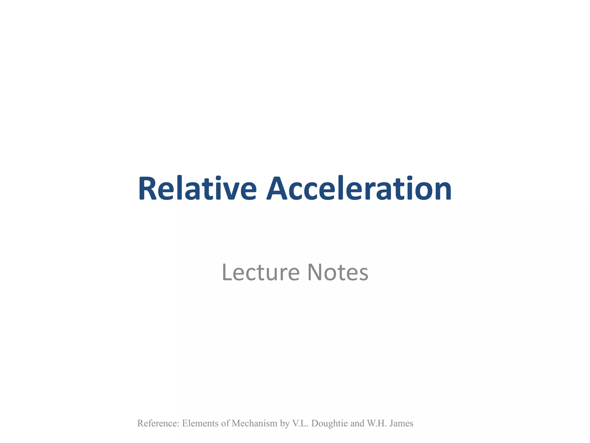009 relative acceleration | PPT