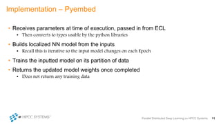 Parallel Distributed Deep Learning on HPCC Systems | PPT