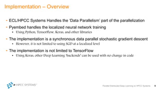 Parallel Distributed Deep Learning on HPCC Systems | PPT