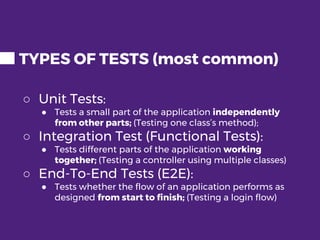 Getting started with unit and functional testing | PPT